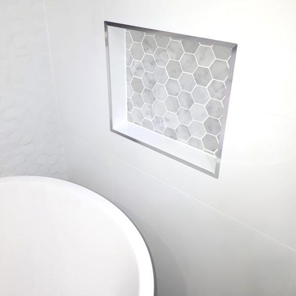 Tiled Bathroom Niches Gold Coast Renovations Armrock Constructions
